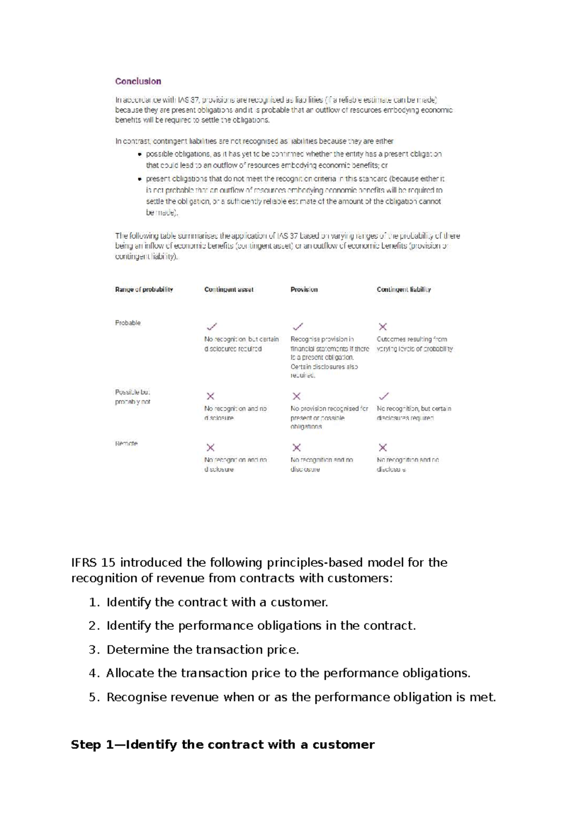 IFRS 15 Revenue Recognition Principles Explained - Studocu