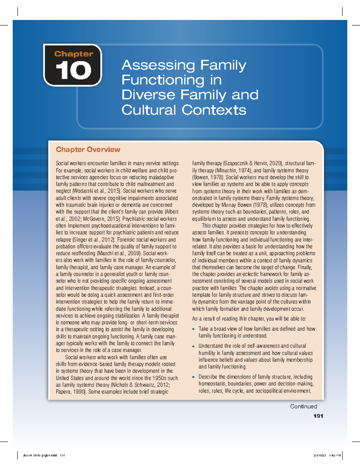 Chapter 10: Assessing Family Functioning in Diverse Cultural Contexts ...