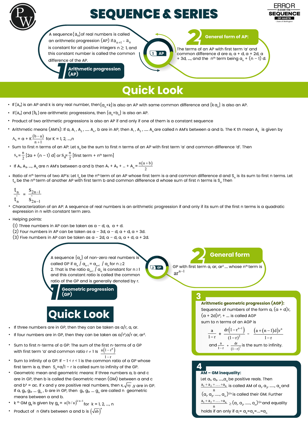 Sequence and Series - IIT-JEE Mains & Advanced Study Guide - Studocu
