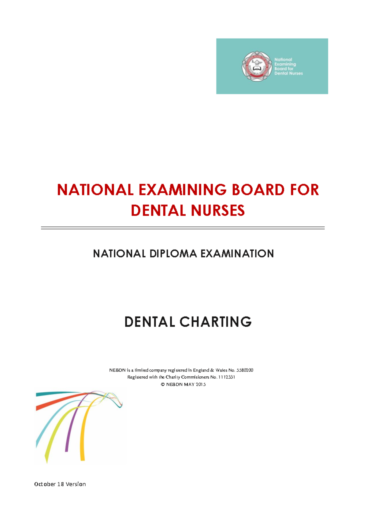NEBDN National Diploma Exam: Dental Charting Revision Notes - Studocu