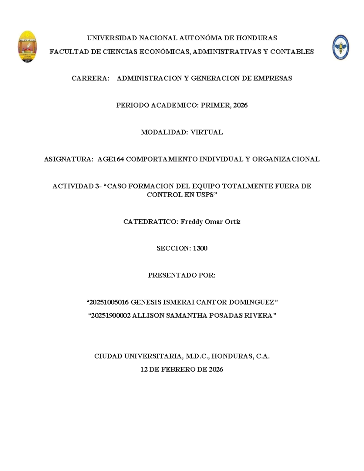 AGE164 Actividad 3.1: Análisis del Trabajo en Equipo de Karla Corcoran ...