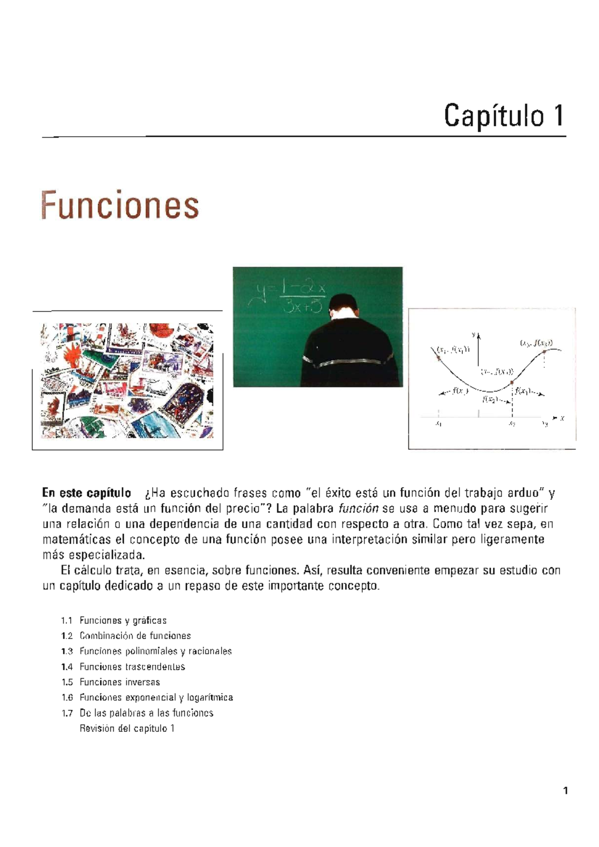 Capítulo 1: Funciones y Gráficas - Álgebra (MAT 101) - Studocu