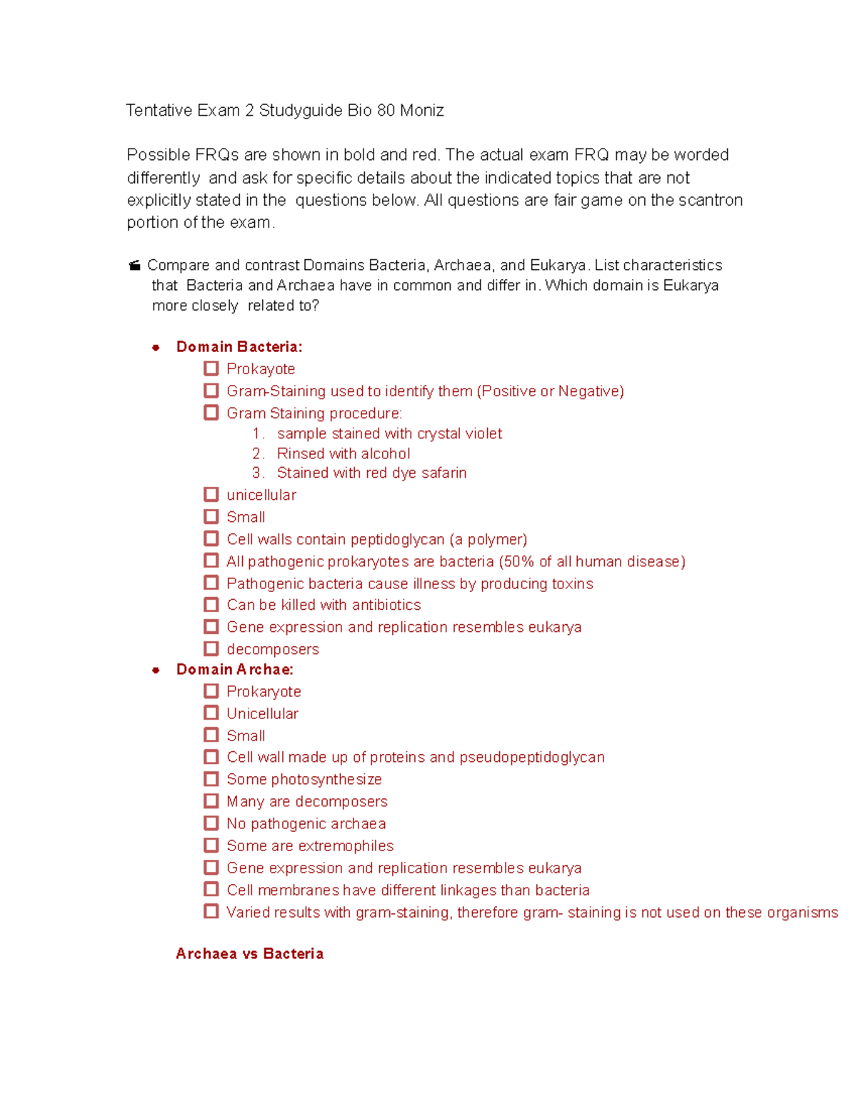 Bio 80 Exam 2 Study Guide: Key Concepts in Plant Evolution and Anatomy ...
