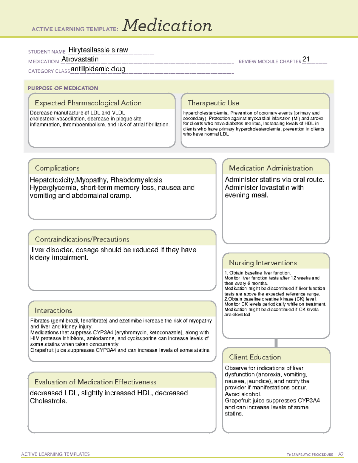 Active Learning Template medication-1 240219 234031-1 - ACTIVE LEARNING ...