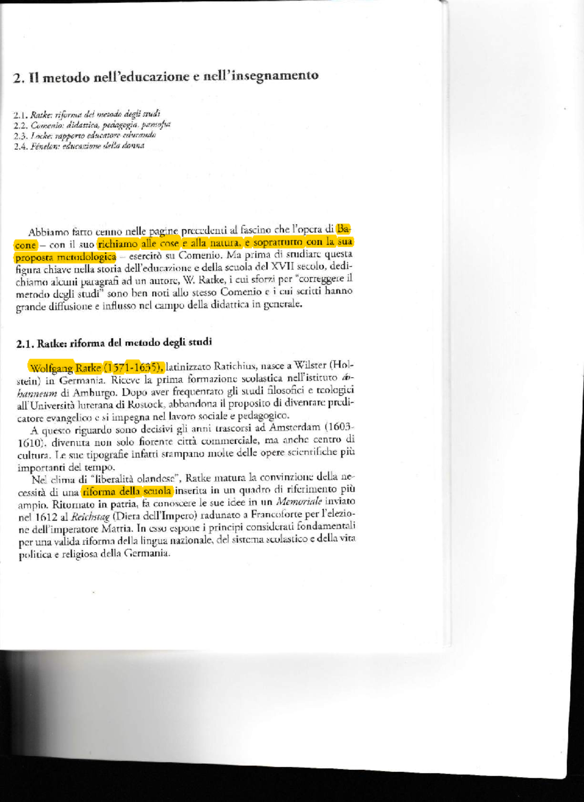 Comenio-PDF - pdf su comenio , capitolo PEDAGOGIA EDUCAZIONE E SCUOLA NEL "SECOLO DEL METODO ...