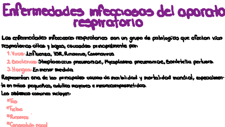 Tema 4: Enfermedades Infecciosas del Aparato Respiratorio - Studocu
