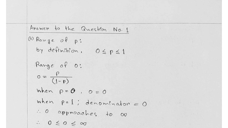 CS Assignment 1: Probability, Odds, and Statistical Analysis - Studocu