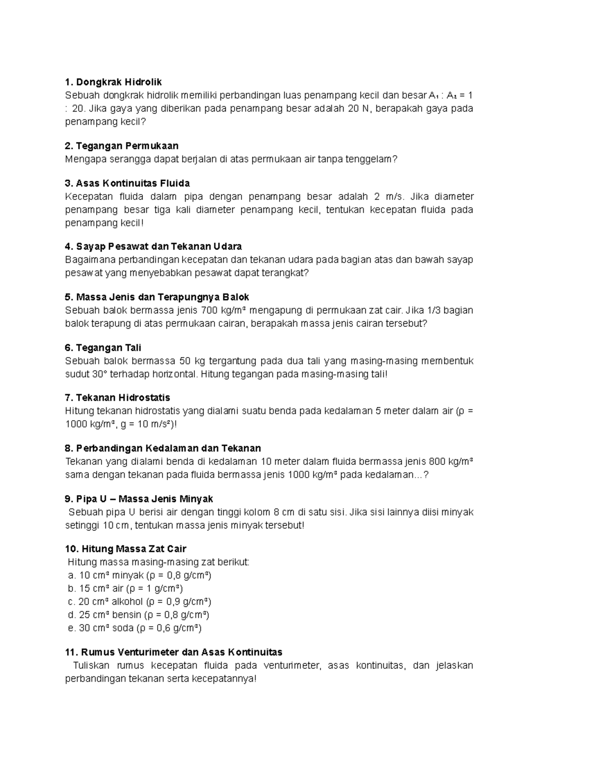 Latsol PSAS - Hydraulic Principles and Fluid Mechanics Assignment - Studocu