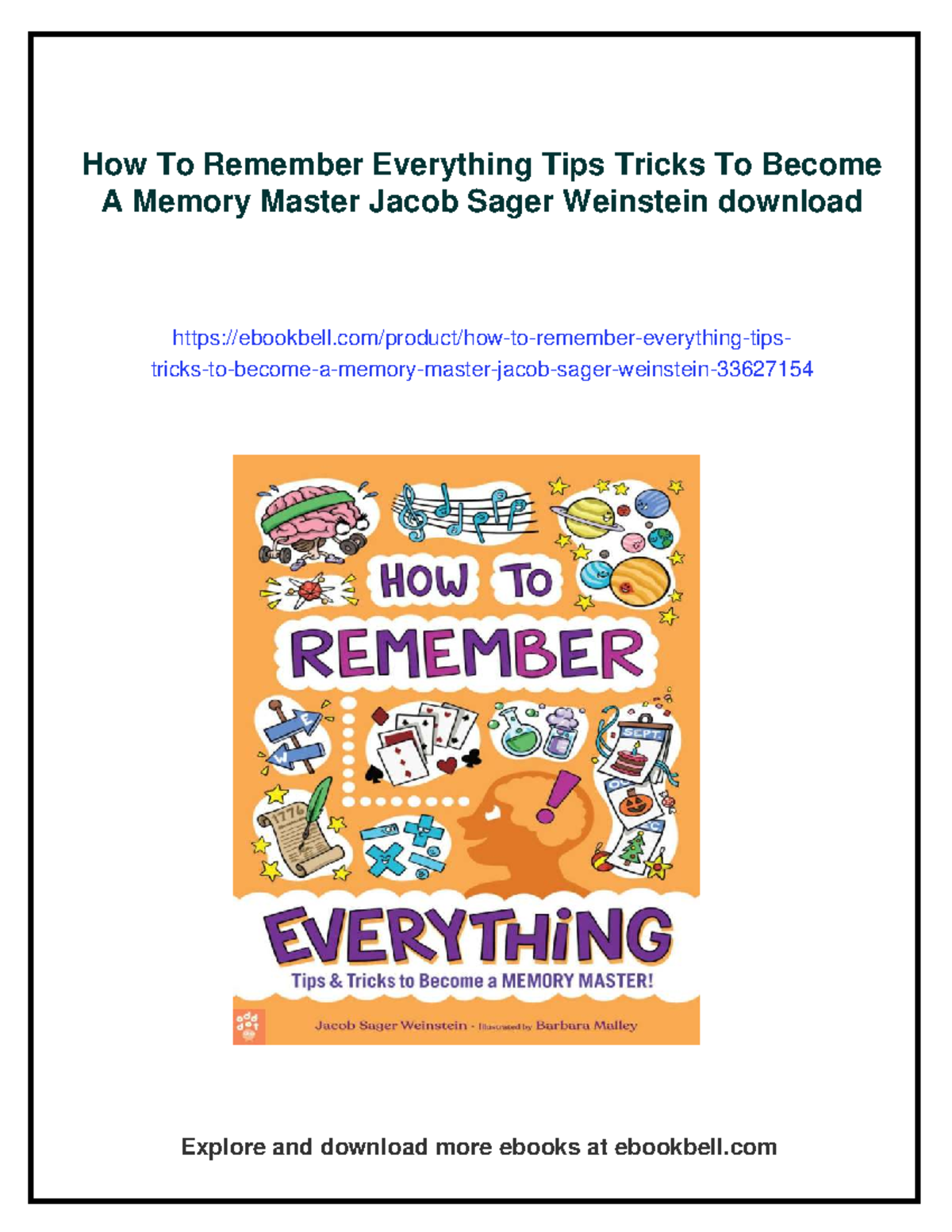 Memory Mastery Techniques: Tips & Tricks for Effective Retention - Studocu