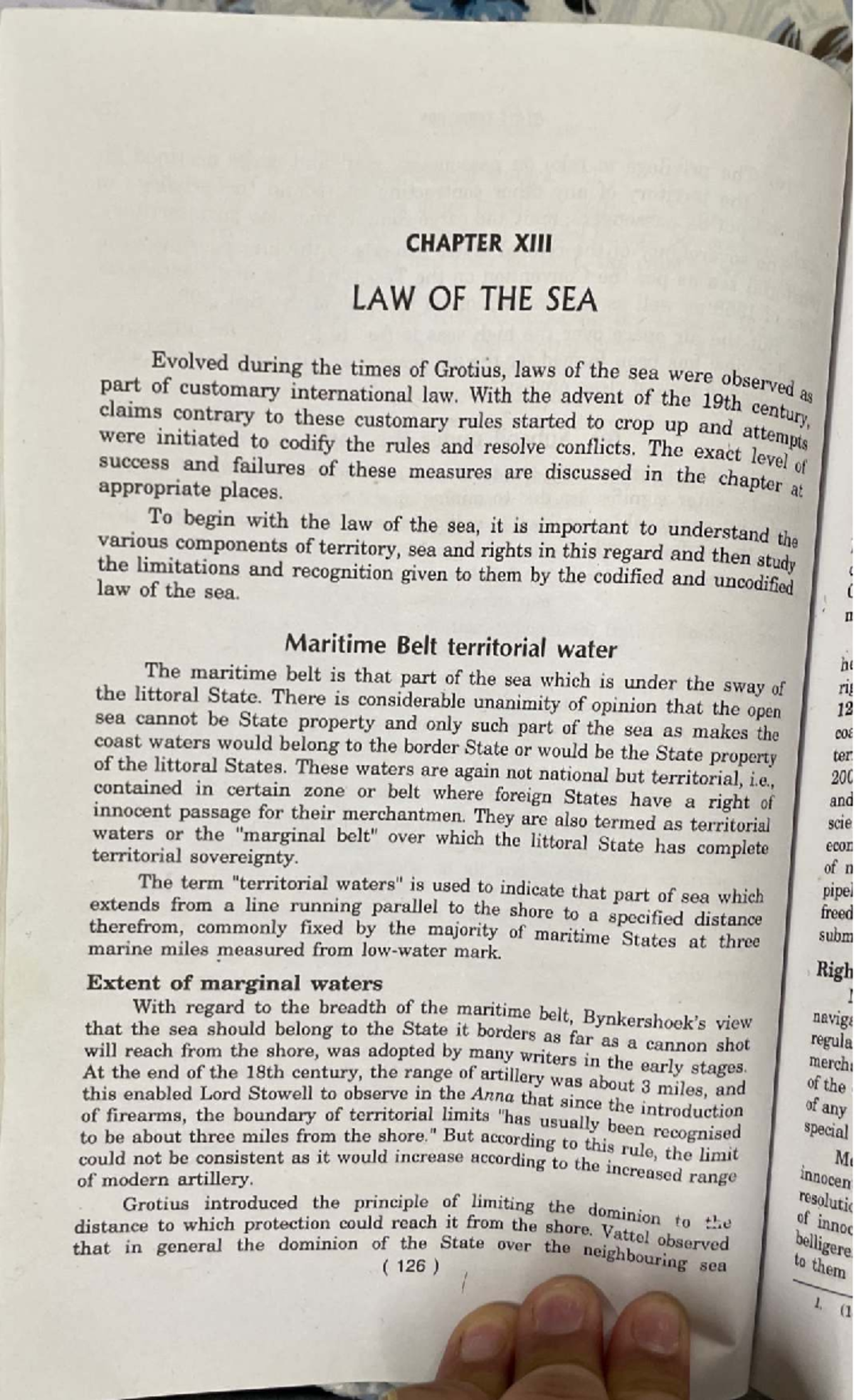 CHAPTER LAW OF THE SEA: An Overview of Maritime Jurisdiction and Rights ...