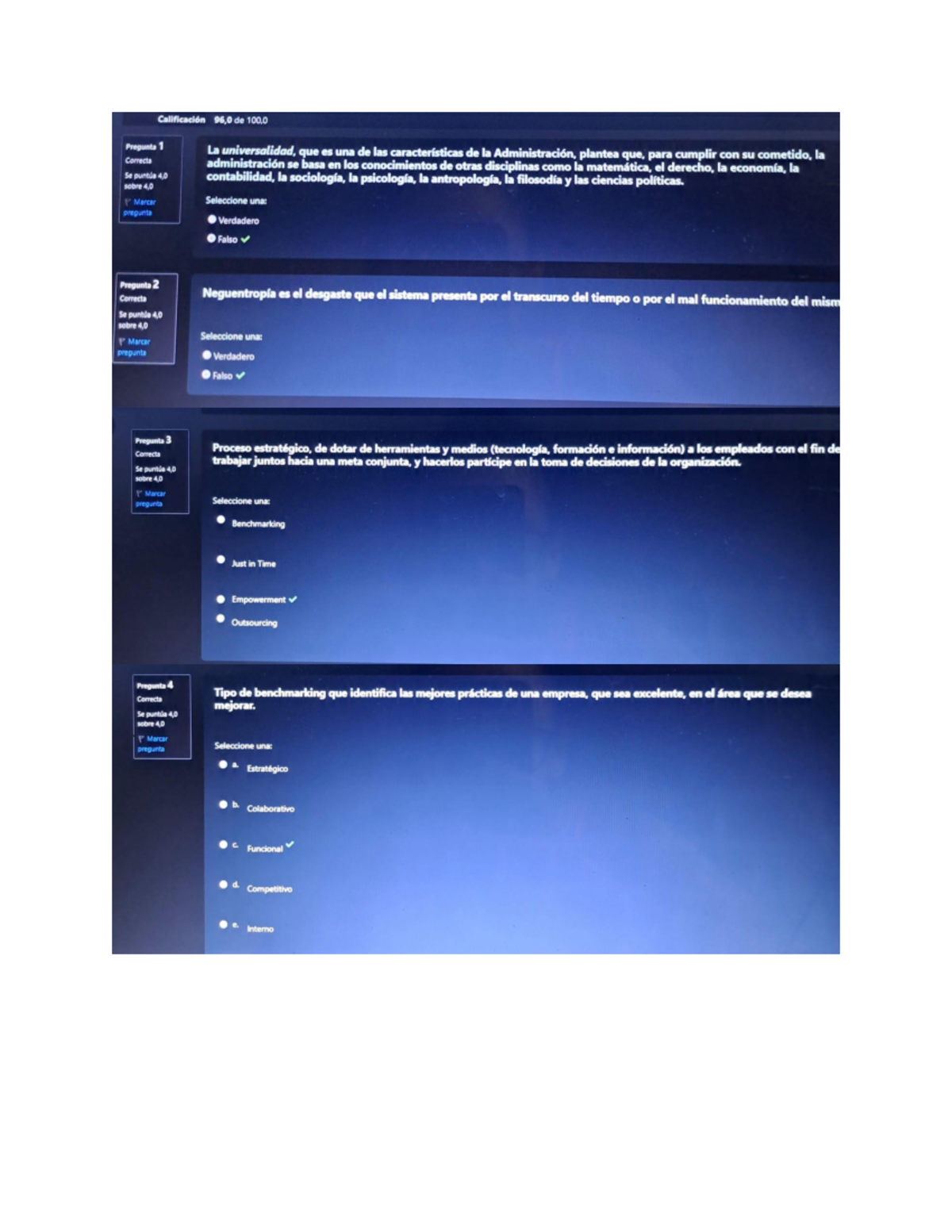 Administración Examen: Análisis y Respuestas Clave - Studocu