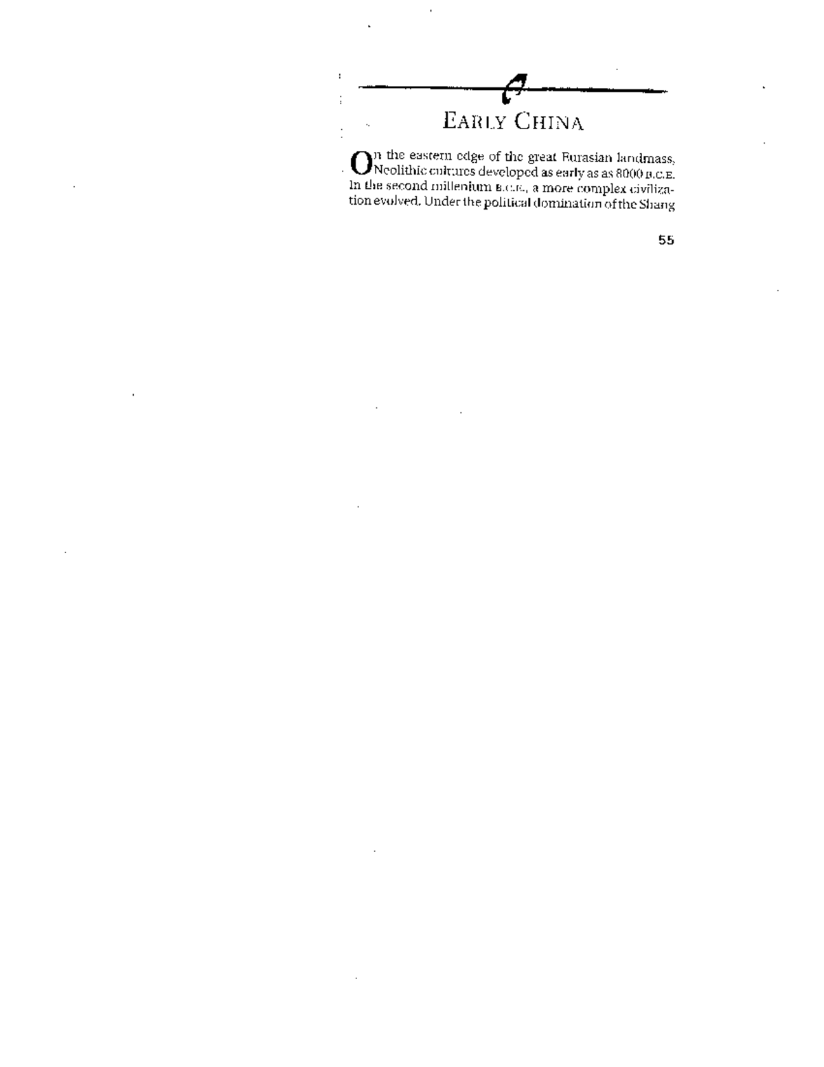 HIST 101: Early China - Neolithic to Zhou Dynasty Overview - Studocu