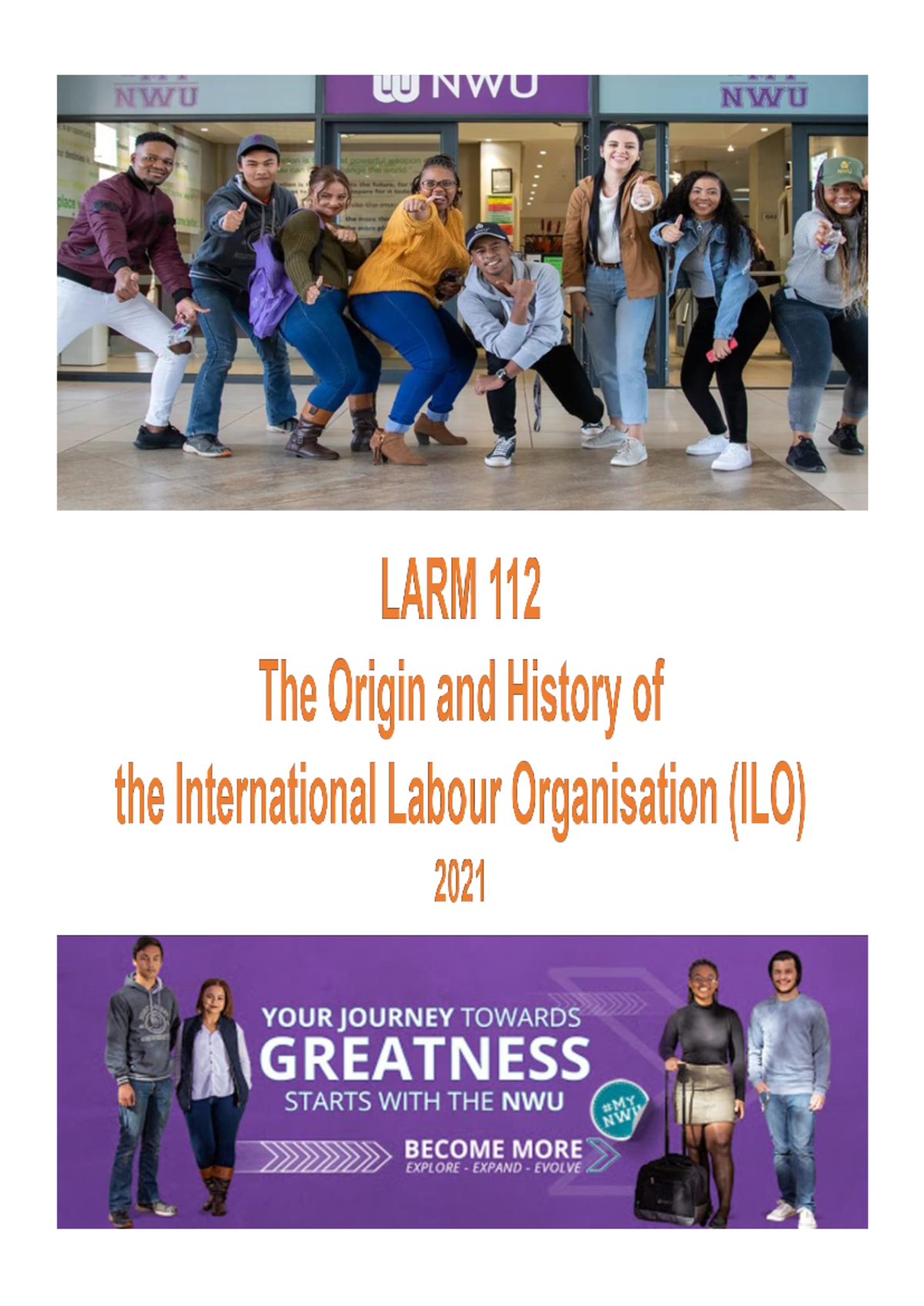 LARM 112: Origin and History of the International Labour Organisation ...