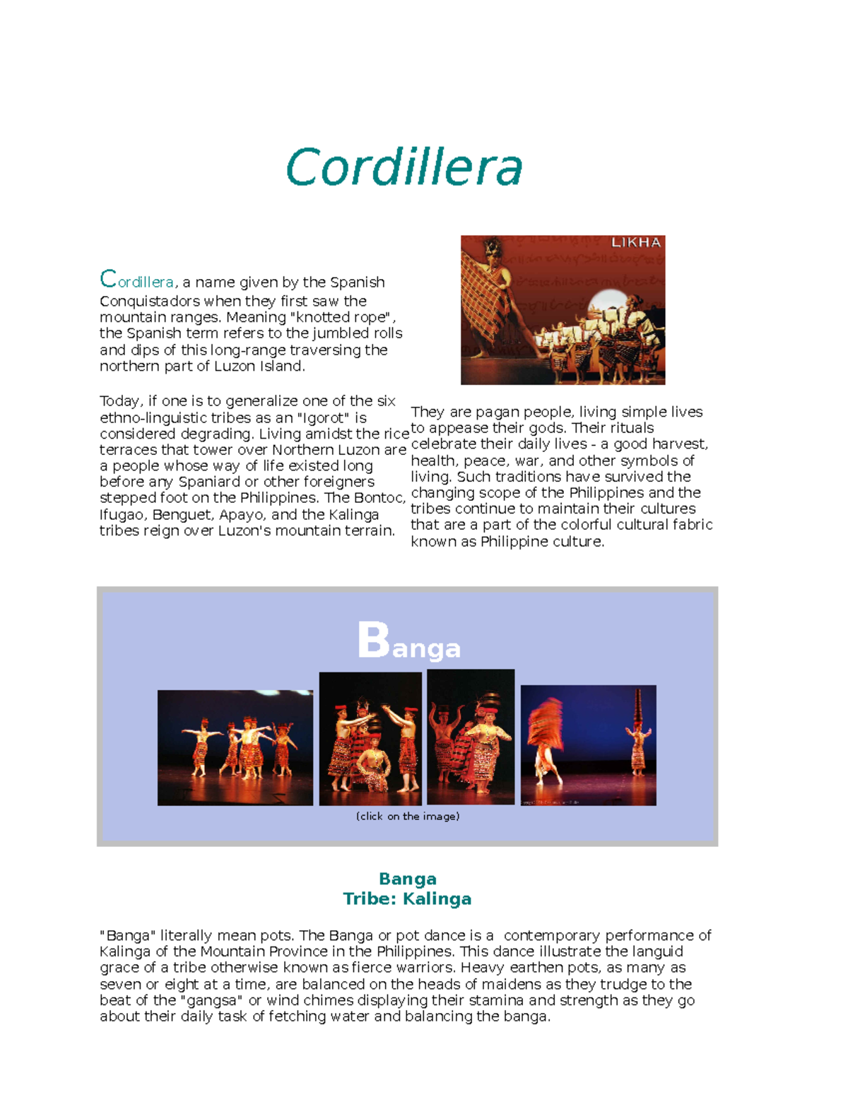 Cordillera Dances: Cultural Insights into Luzon's Ethno-linguistic ...