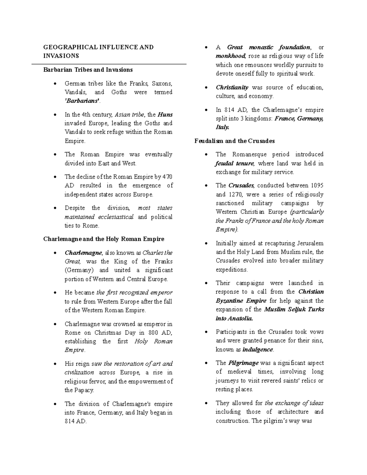 Romanesque Architecture and Influences - HOA Romanesque Study Guide ...