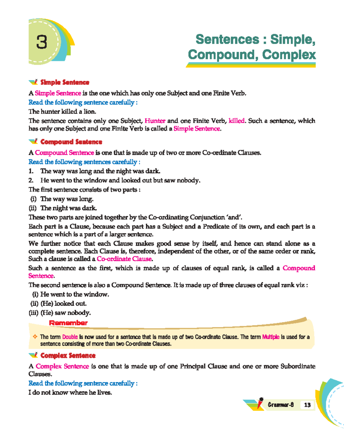 Lecture-2: Understanding Simple, Compound, and Complex Sentences - Studocu