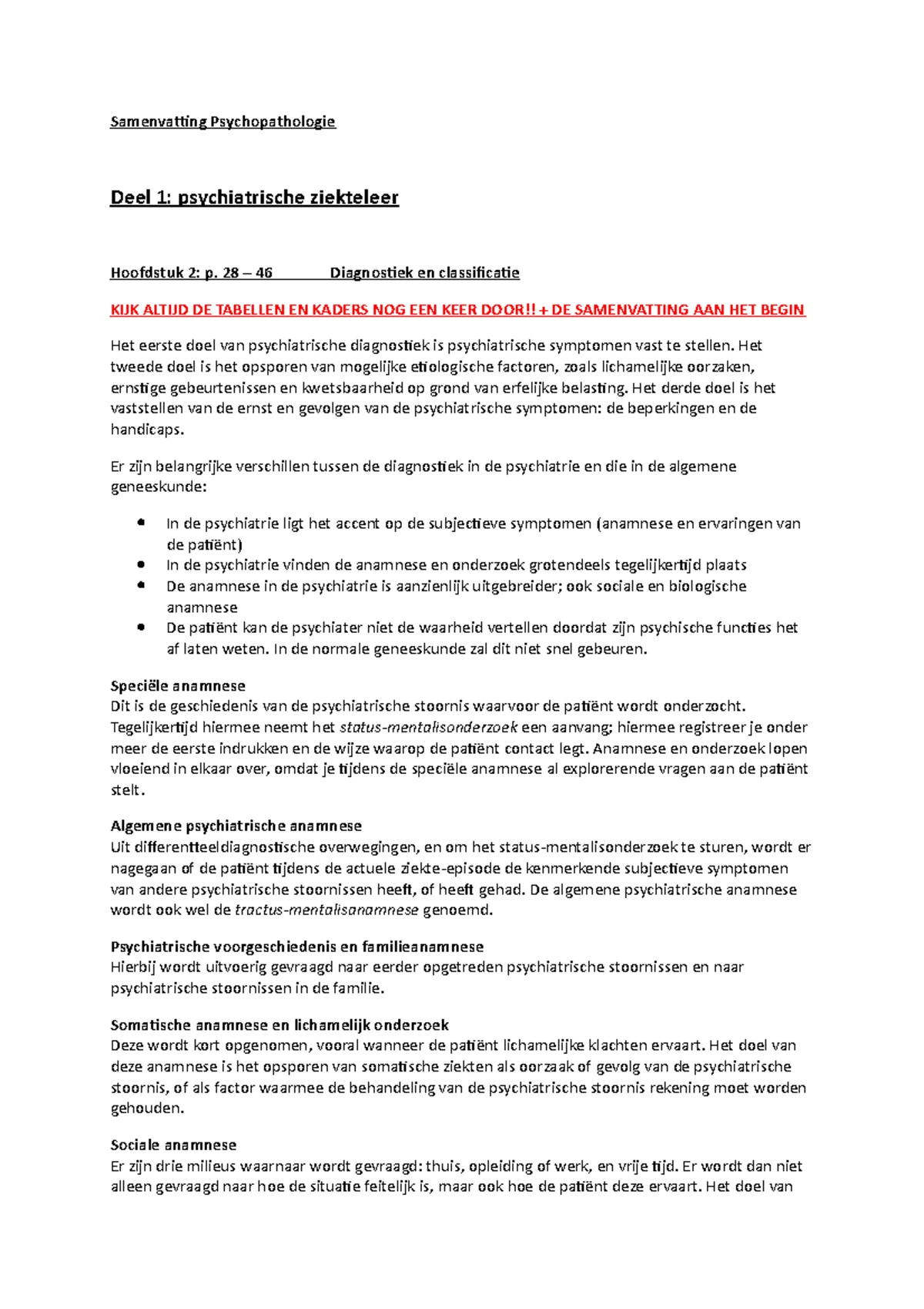 Overzicht van Schema’s en Modi in Schematherapie - Studeersnel