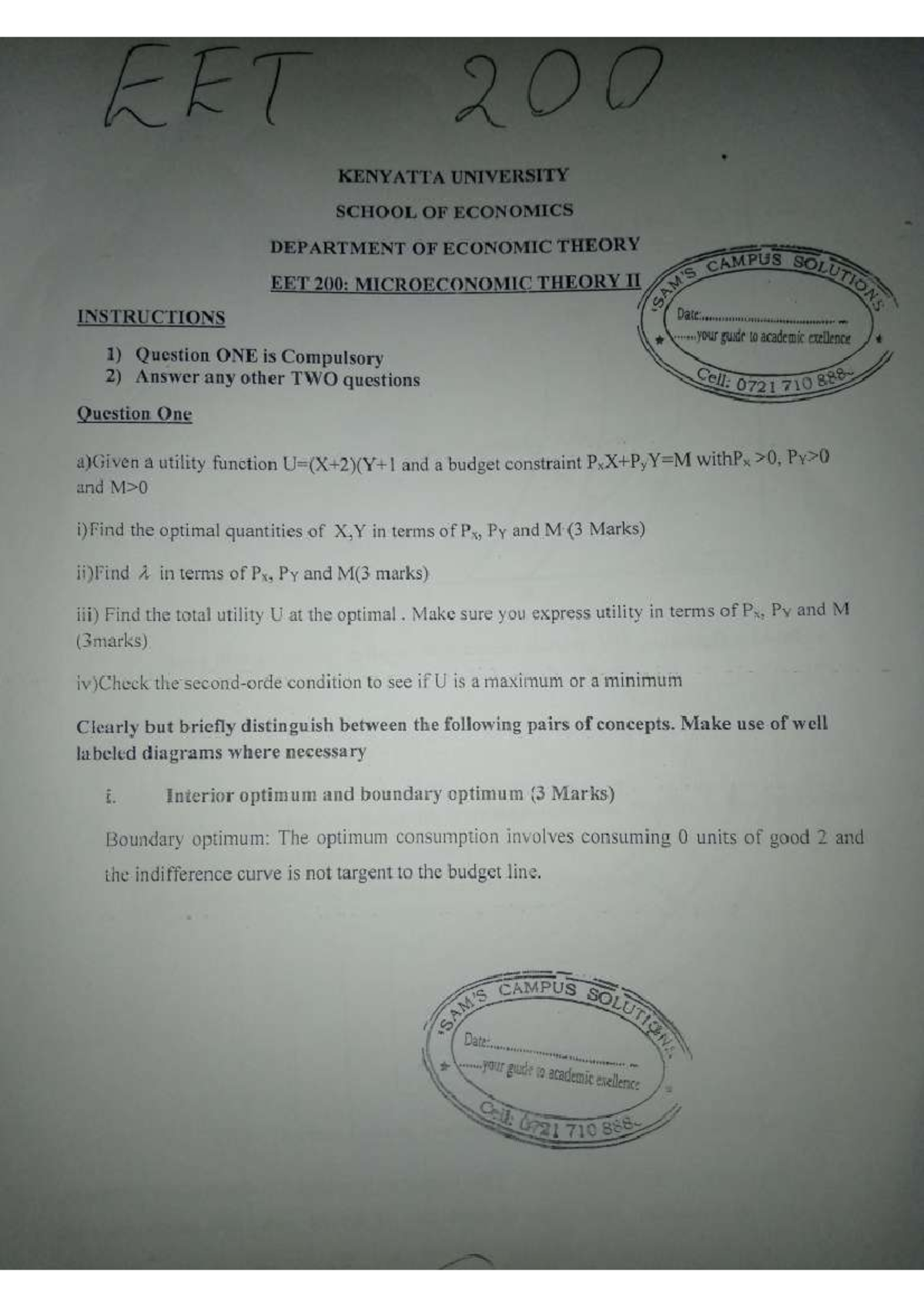 EET 200 PAST Papers - Its a wealth of questions that have been tested ...