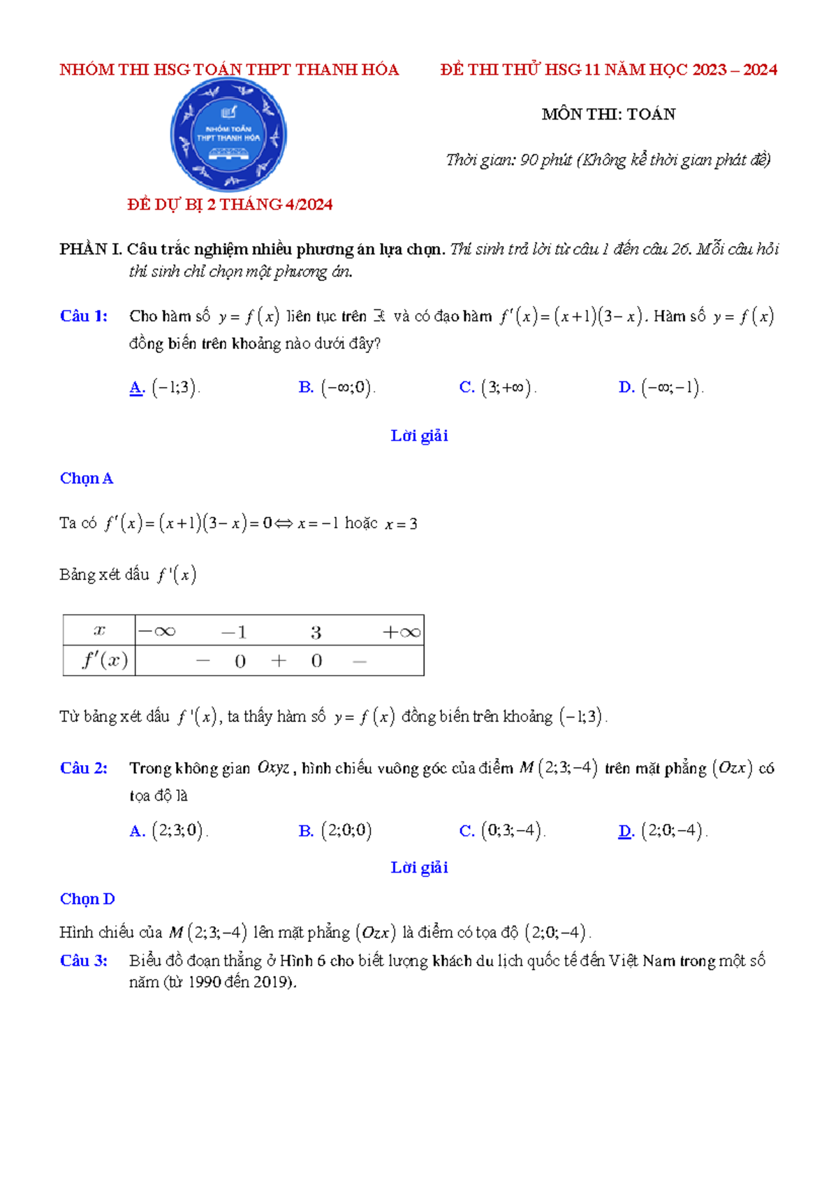 HD ĐỀ HSG 11 20 5 - Homework submitted by class 12Ac13d1 - NHÓM THI HSG ...