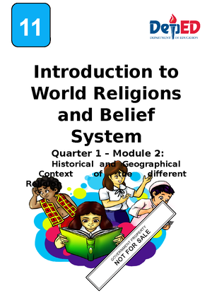 Iwrbs Q1 Mod1 Worldviews-Belief-Systems-and-Religion.docx-Edited - Republic of the Philippines ...