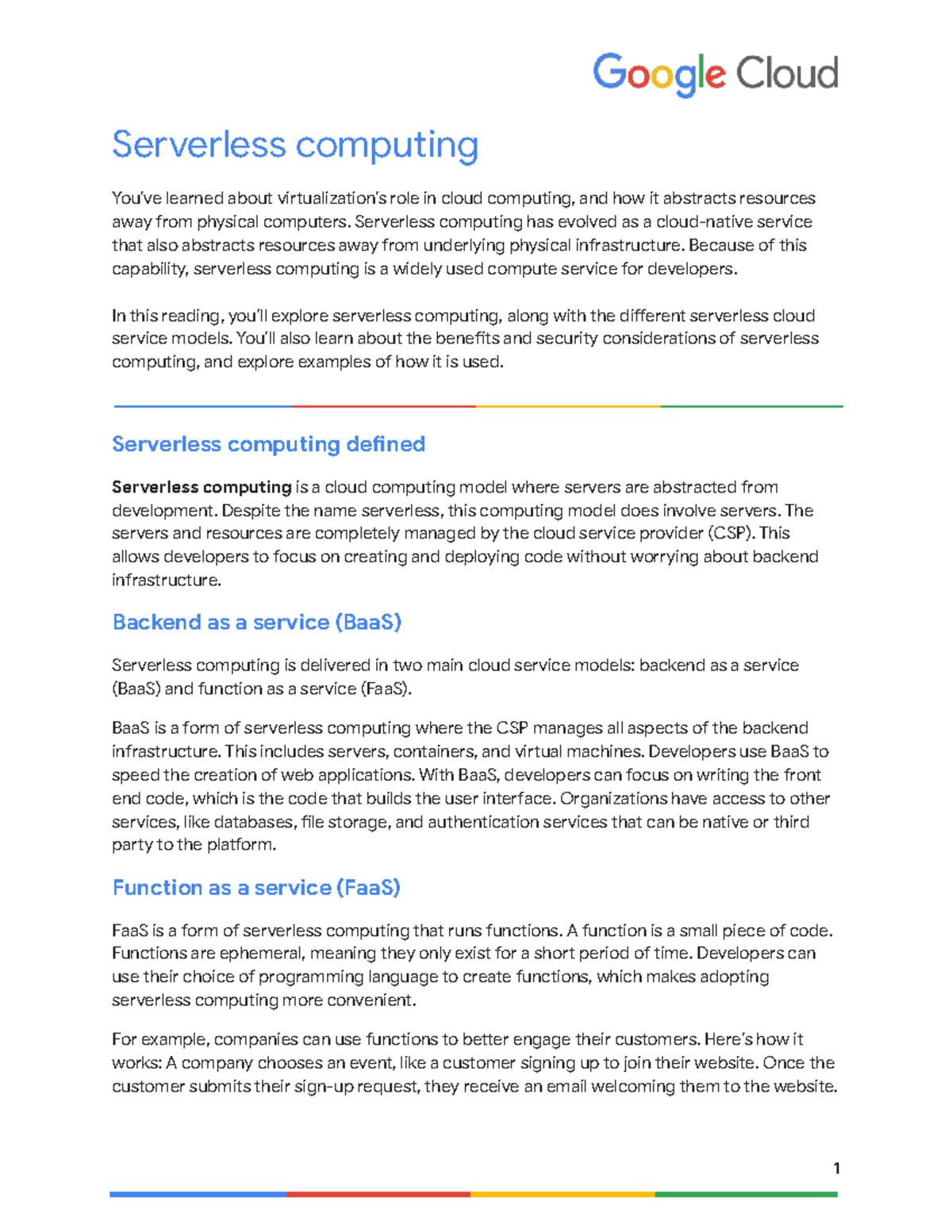 Serverless Computing: Benefits, Models, and Security Considerations ...