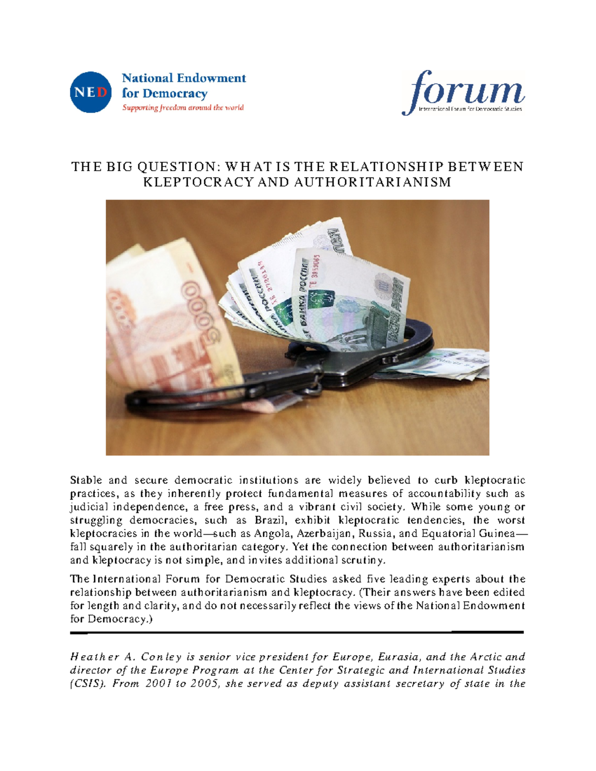 Kleptocracy and Authoritarianism: Exploring Their Interrelationship ...