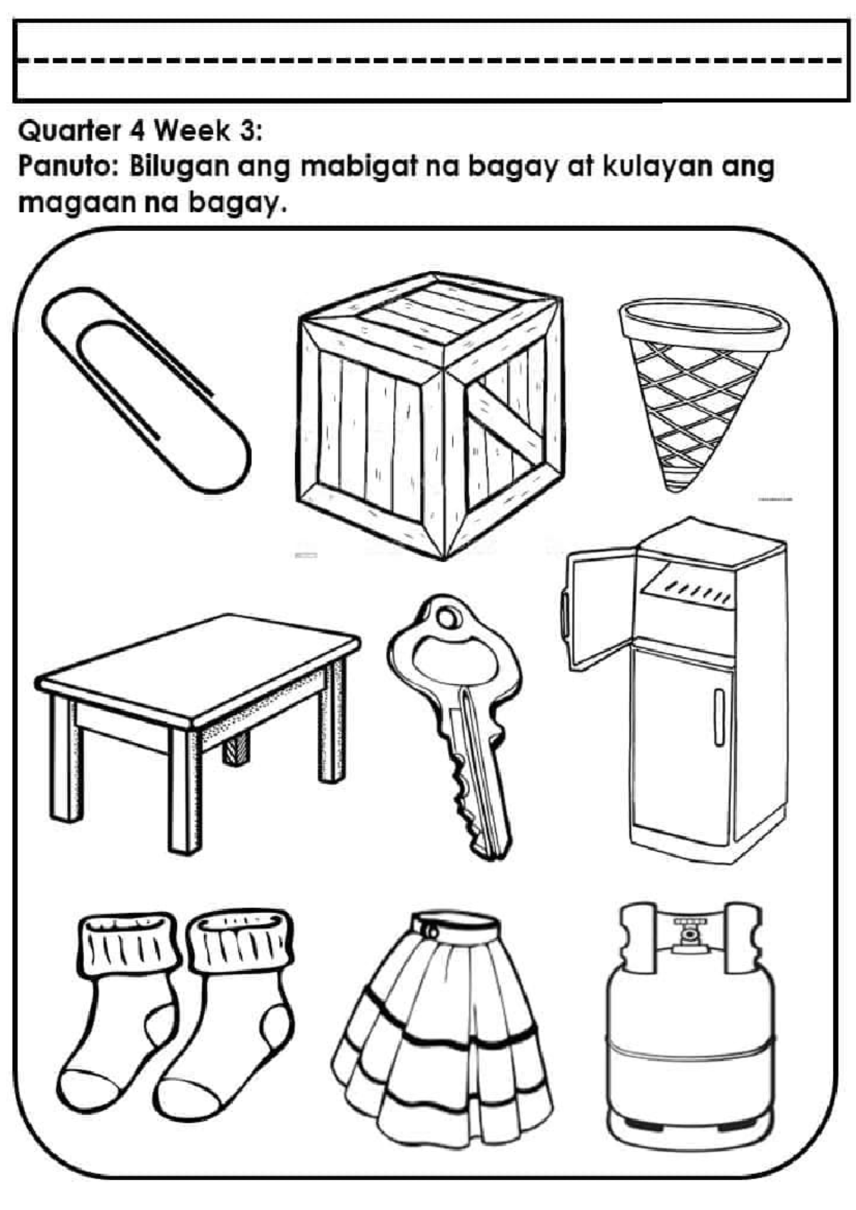 Kinder Worksheets for Quarter 4 Week 3 Activities - Studocu