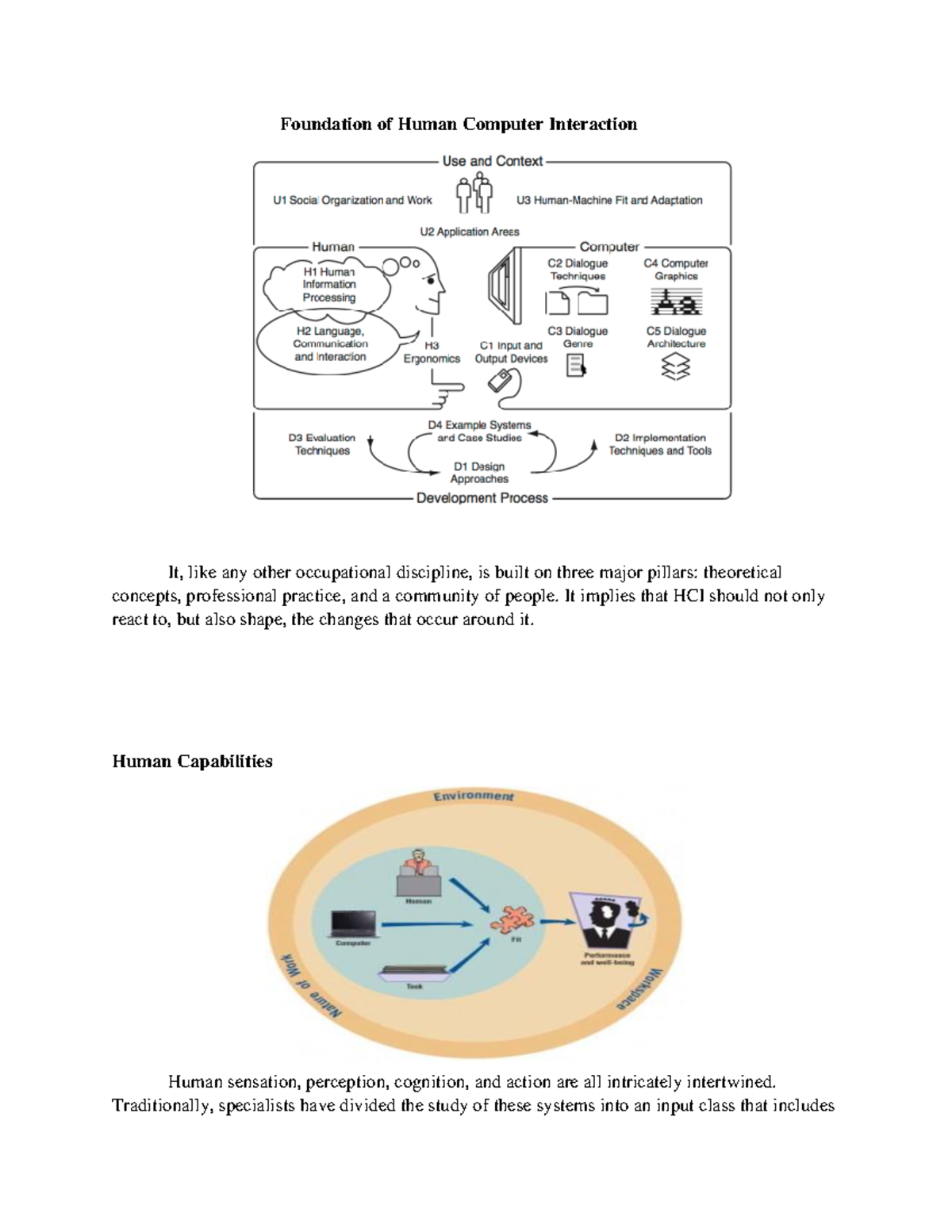 HCI1 Act1 - human-computer interaction activity 1 - Foundation of Human Computer Interaction It ...