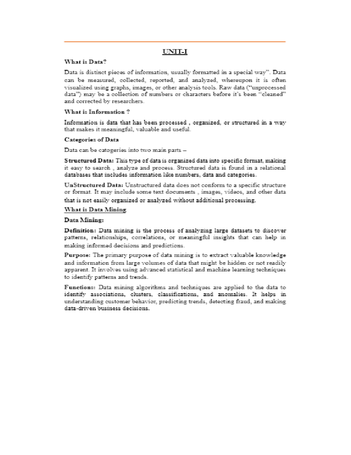 Fundamentals Of Data Science What Is Data Data Is Distinct Pieces Of