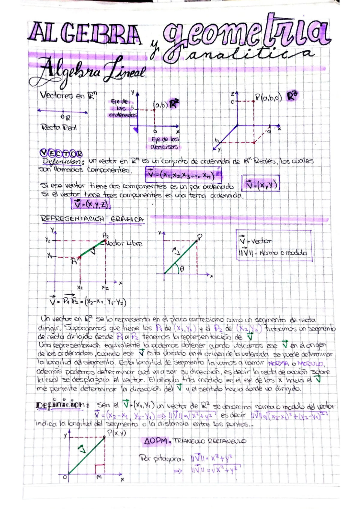 álgebra carpeta y practicos - AL GEBRA geometria Algebru Lineal ...