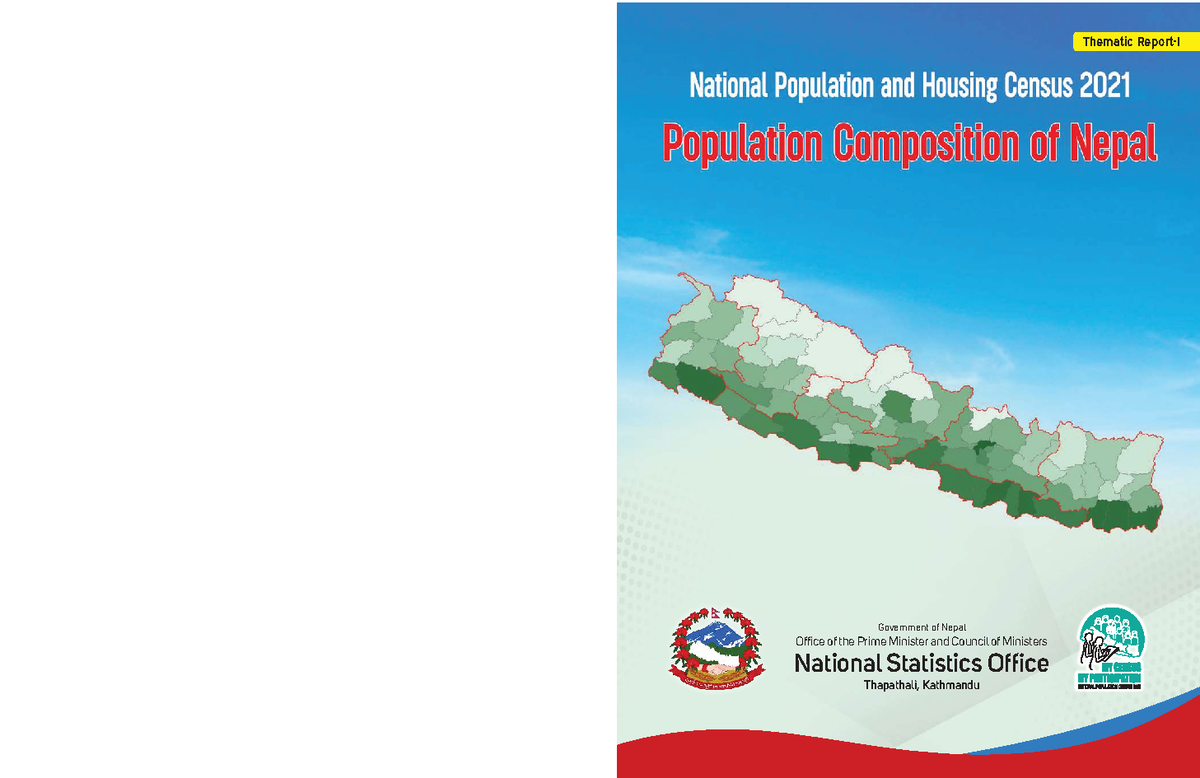 Final Report on Population Composition of Nepal (2021 Census) - Studocu