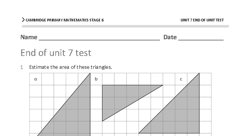 782972947-Prim-Maths-6-2ed-Tr-Unit-7-Test - CAMBRIDGE PRIMARY ...