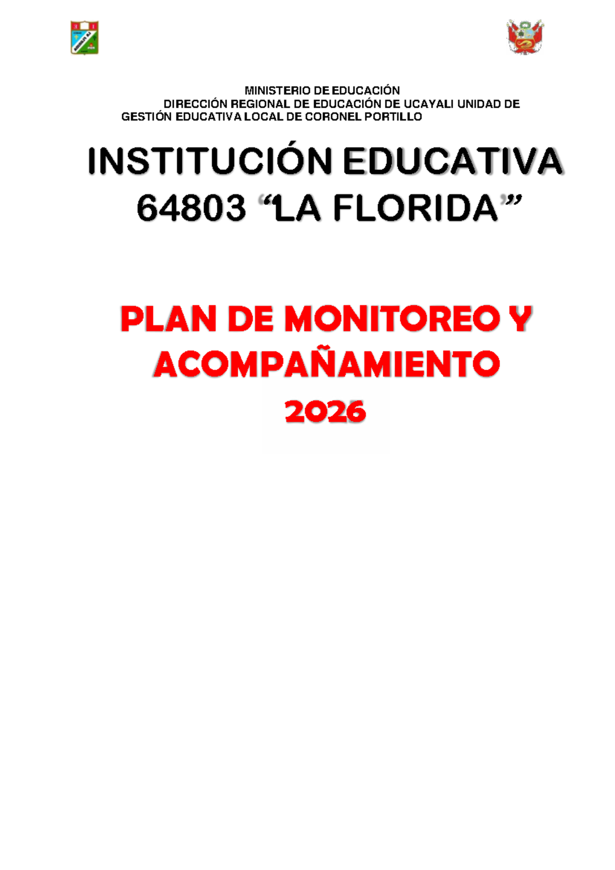 Plan de Monitoreo y Acompañamiento 64803 - 2026 - Studocu