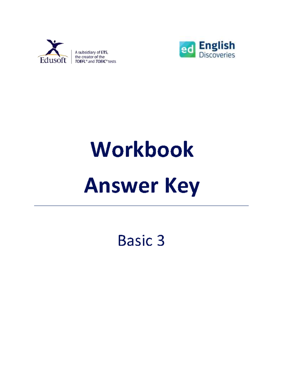 Basic 3 - Workbook answer keys 8 units - Final - Workbook Answer Key ...