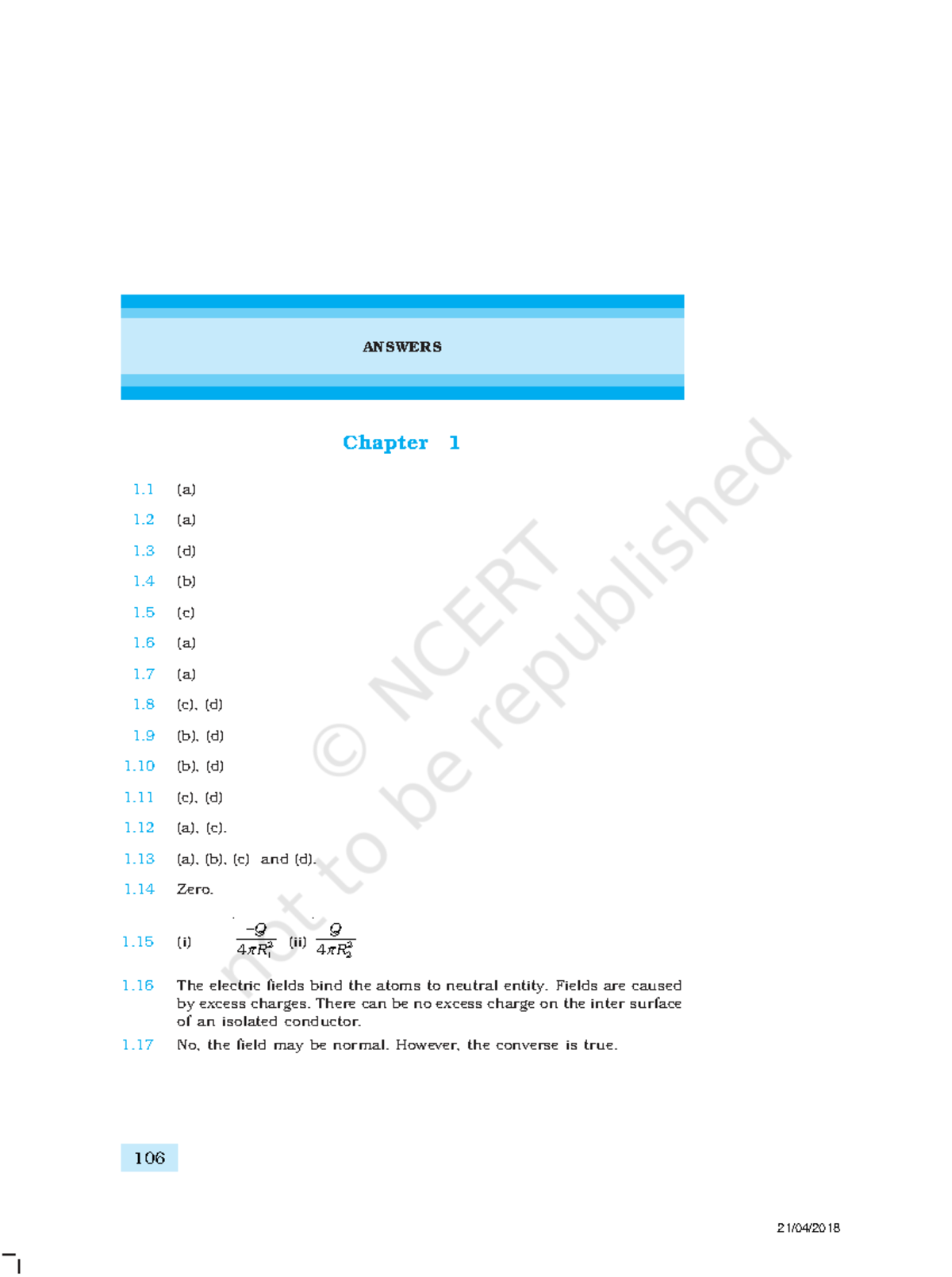 Exemplar Answers for Chapter 1 & 2 - HVSS - Studocu