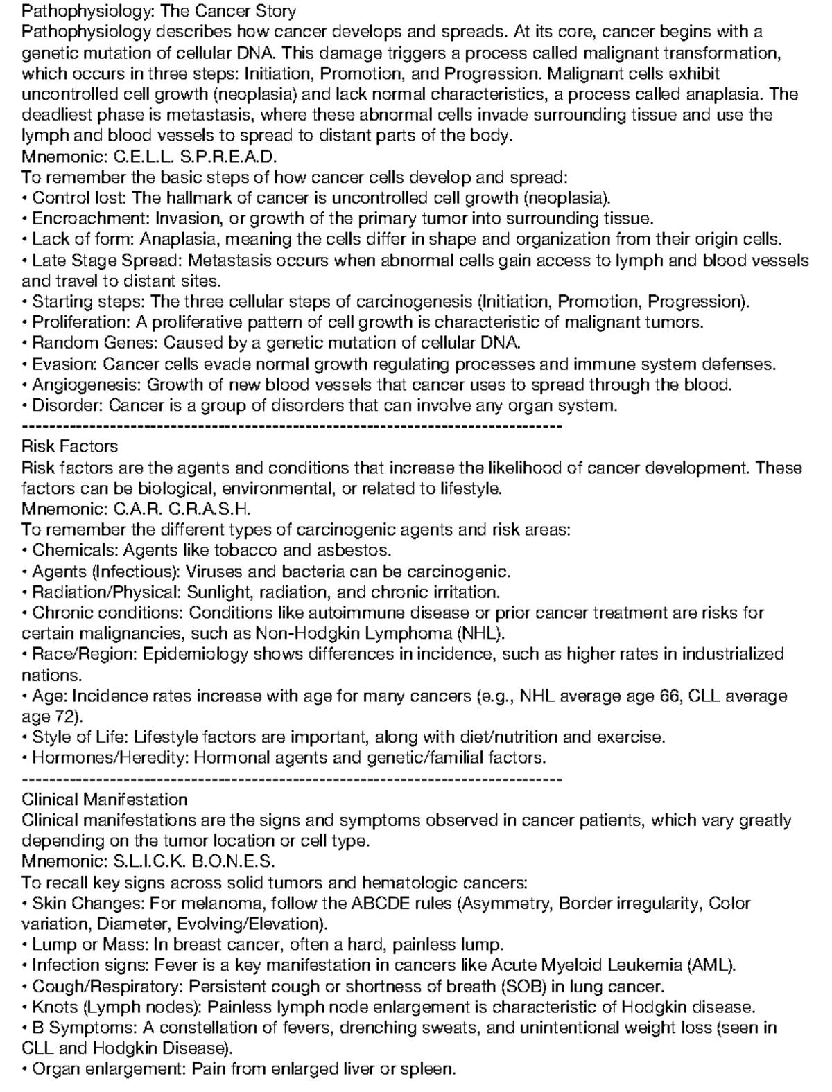 Oncology Nursing Management Study Guide: Key Concepts and Strategies ...