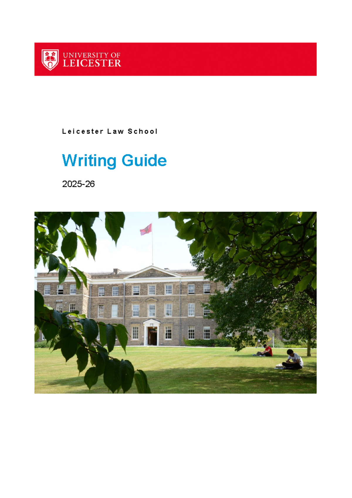 Leicester Law School Writing Guide: Key Strategies for Success - Studocu