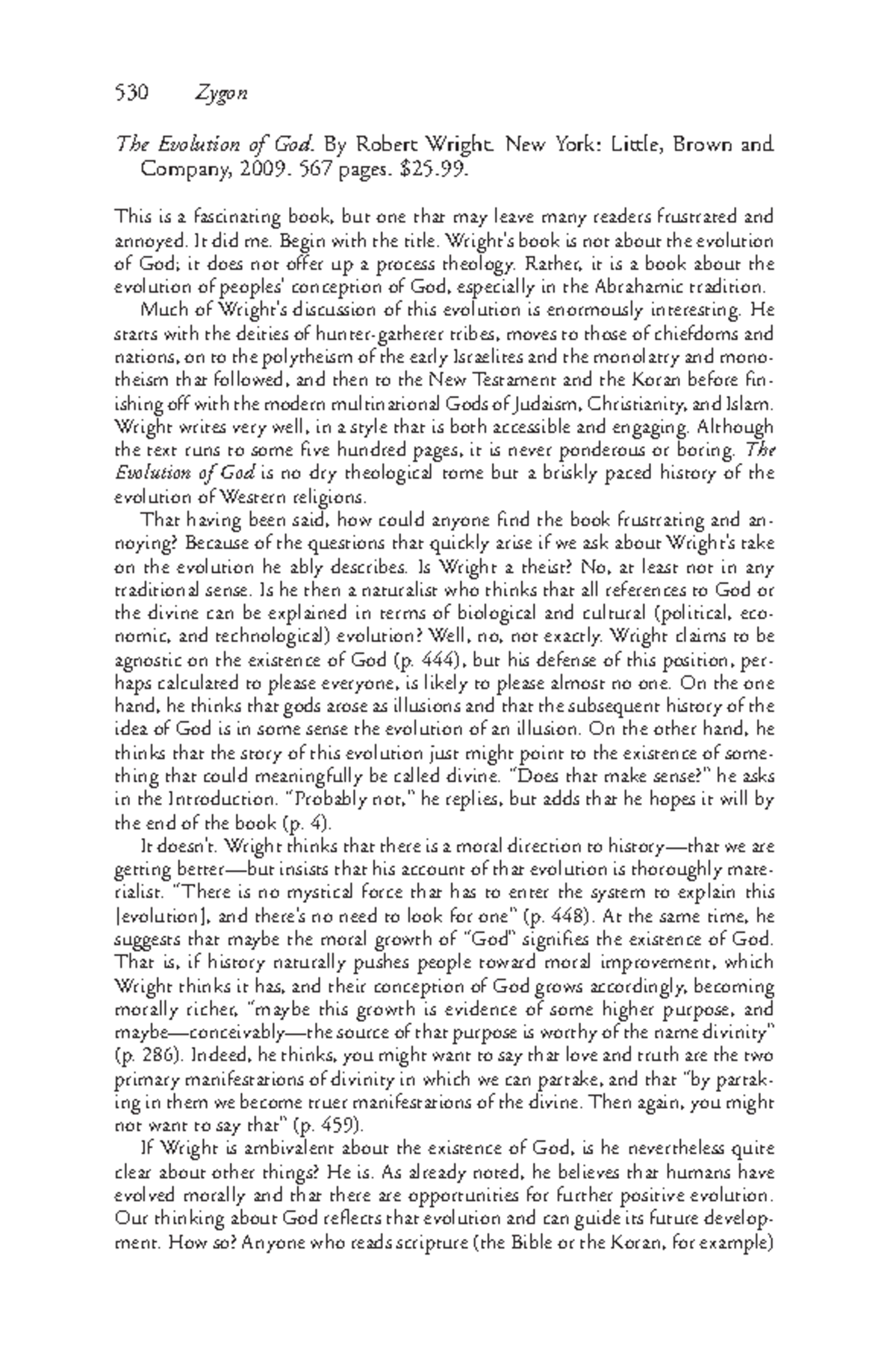 2010 - The Evolution of God By Robert Wright [retrieved 2025-03-05 ...