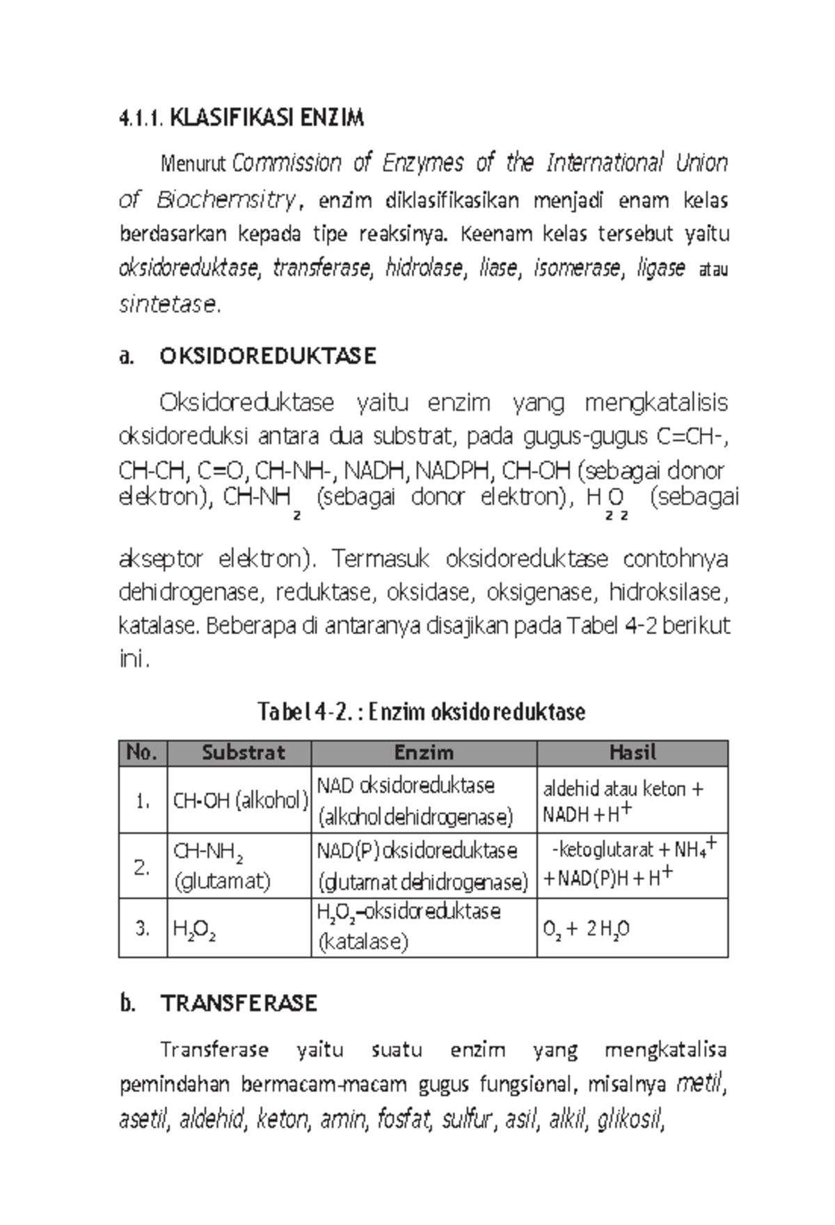 Klasifikasi Enzim dalam Biokimia: Jenis dan Kinetika Reaksi - Studocu