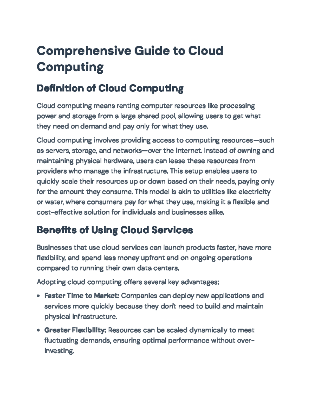 Comprehensive Guide to Cloud Computing: Historical & Technical Insights ...