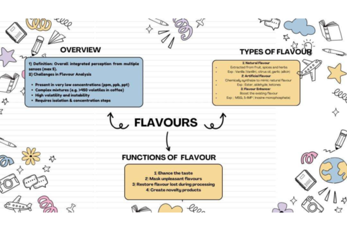 TYPES OF FLAVOURS AND FUNCTIONS IN FLA&ZO - Studocu