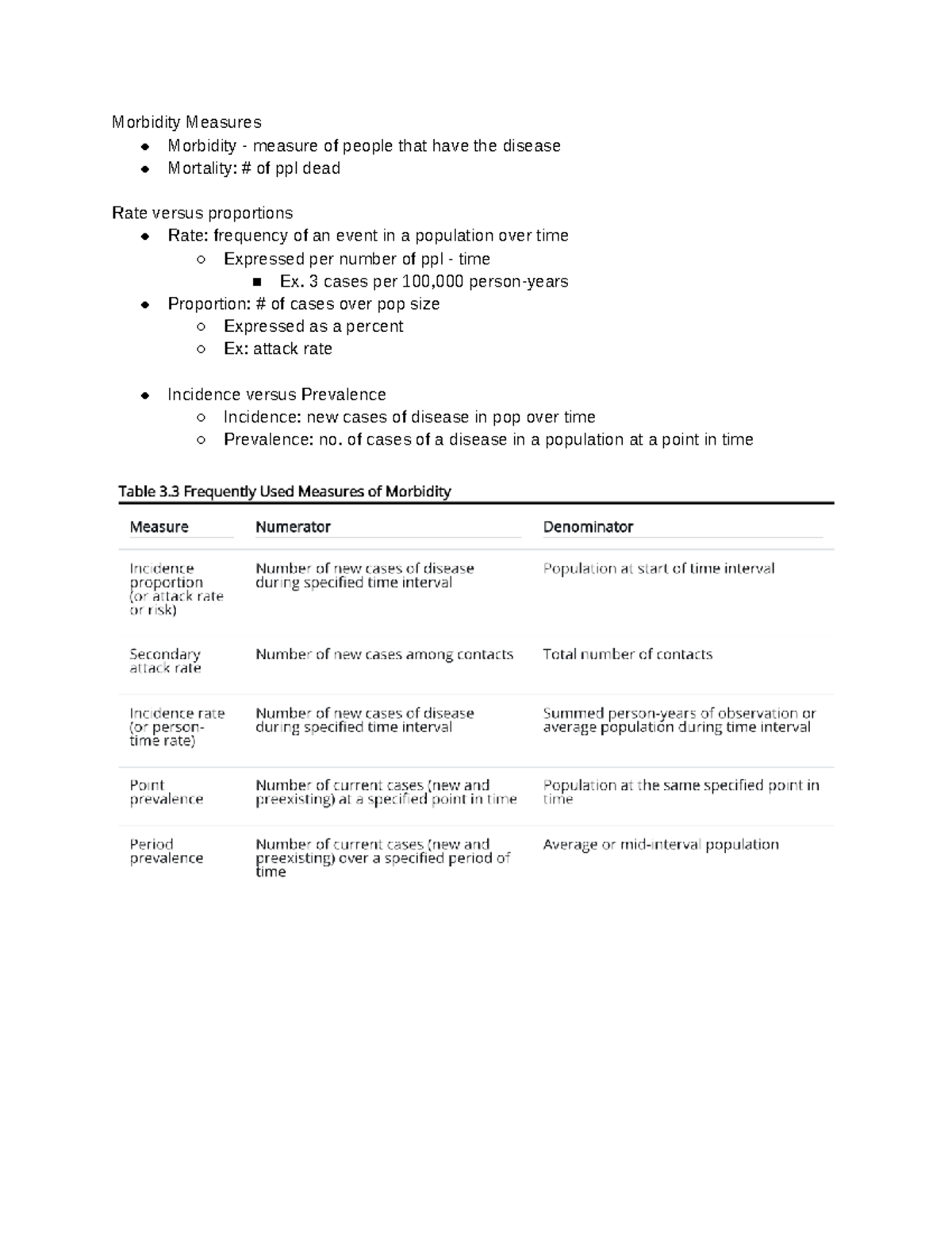 Disease Detectives: Key Concepts in Epidemiology (EPI 101) - Studocu