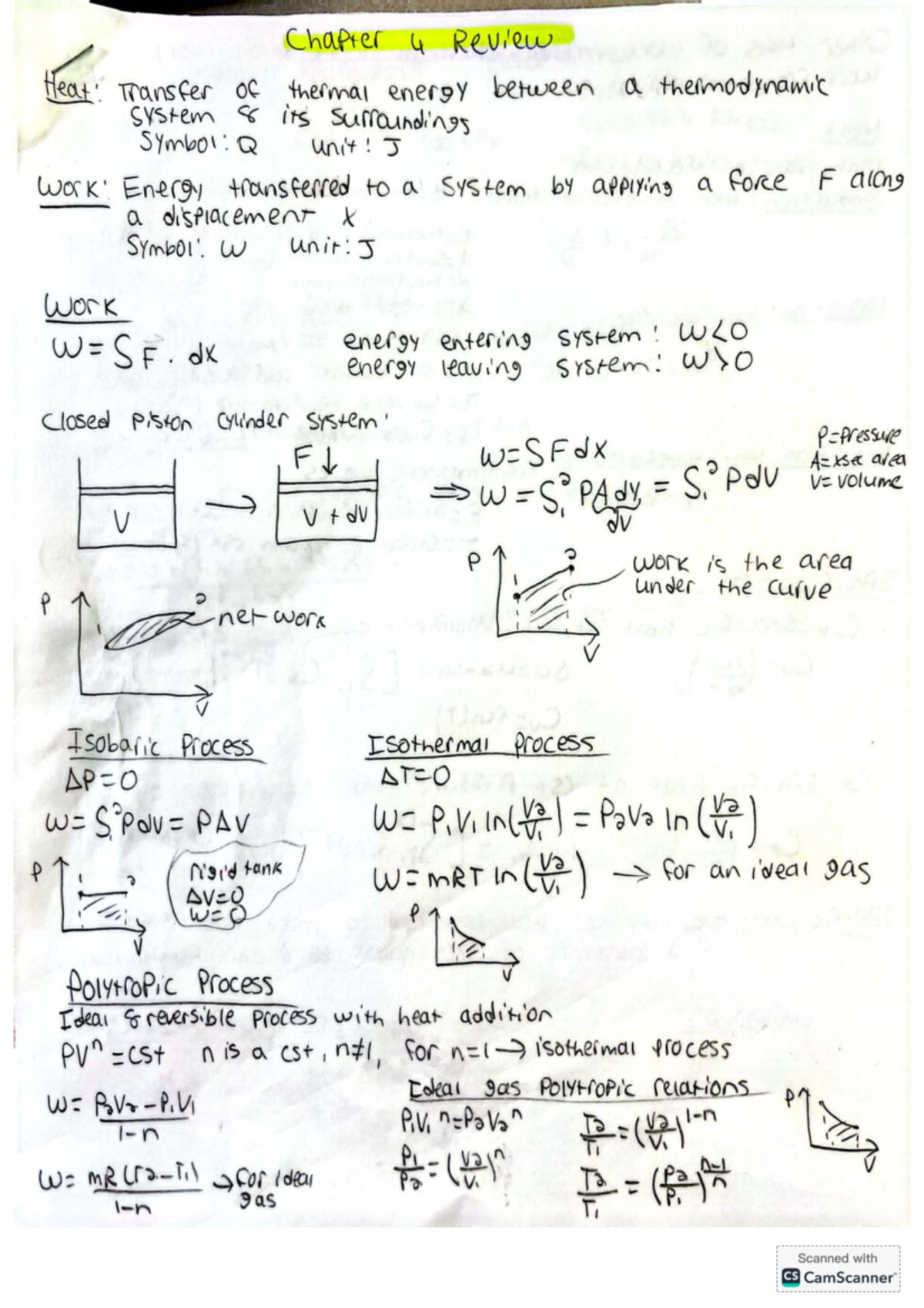 Chapter 4 Tutorial: Heat Transfer and Thermodynamic Processes - Studocu
