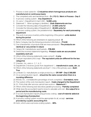 Lessee TOA - TOA - QUESTION Multiple choice (IFRS 16) 1. Under IFRS, a ...