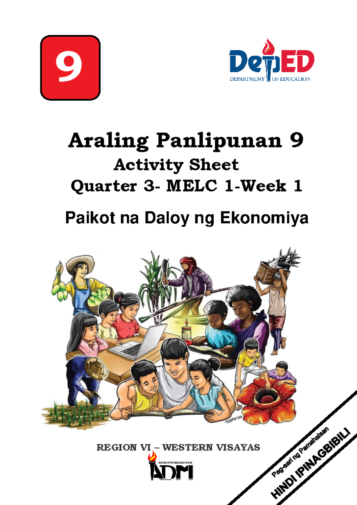 Aral Pan 9 Q3 LAS Week1 v3 - 9 Araling Panlipunan 9 Activity Sheet Quarter 3- MELC 1-Week 1 ...