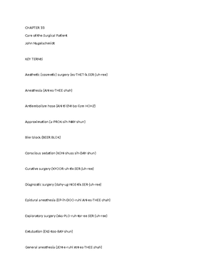 Foundations 5 - Documentation - CHAPTER 5 Documentation KEY TERMS Charting by exception (CHART ...