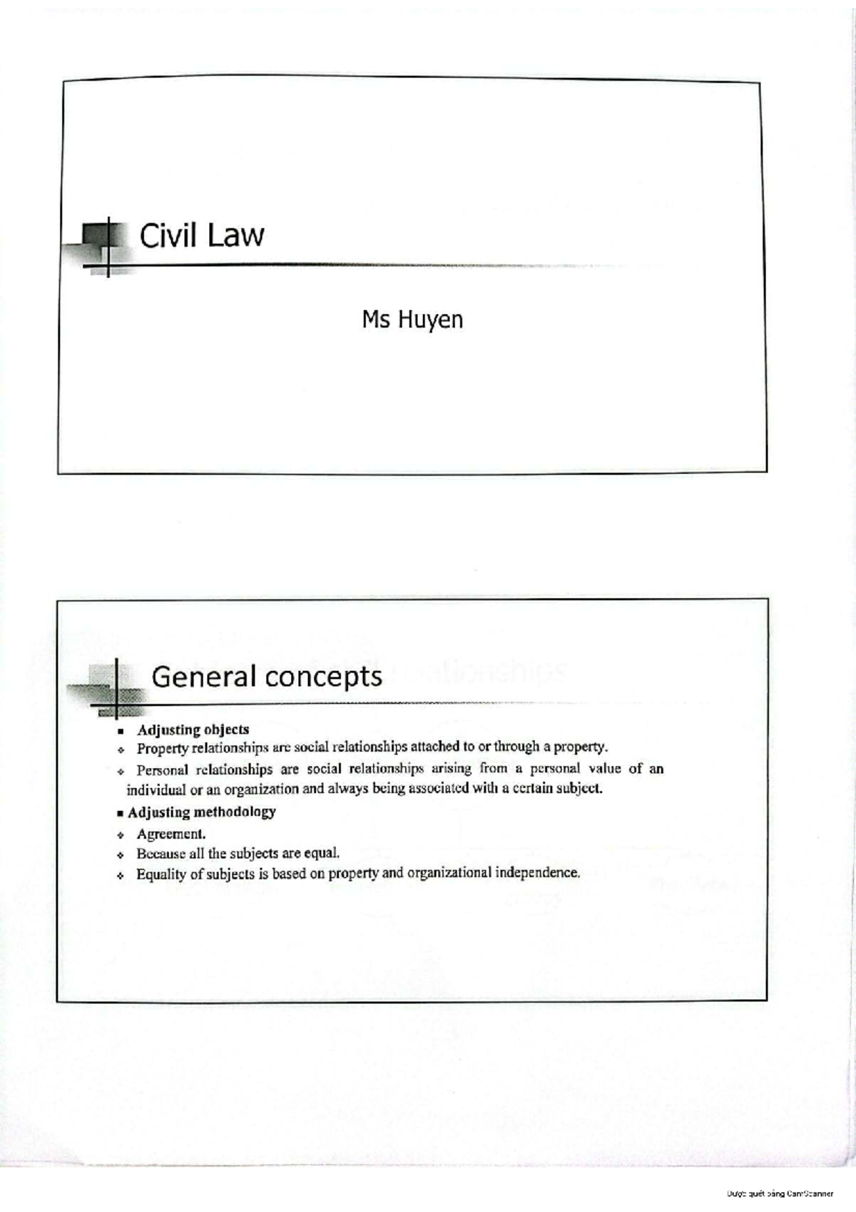Civil Law (PLDC) Overview: Key Concepts and Principles - Studocu