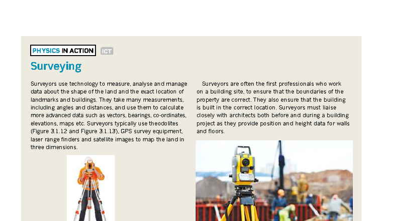 PHYSICS 101: Surveying Techniques and Vector Analysis Review - Studocu