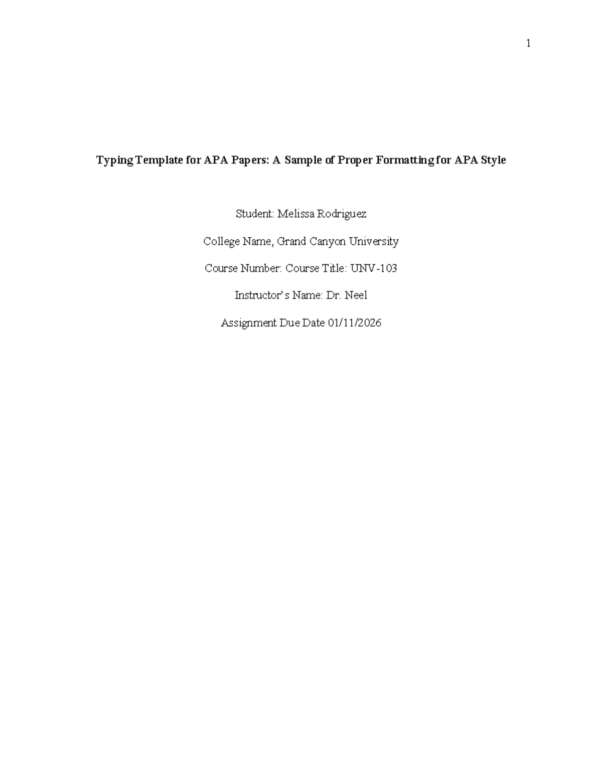 Topic 6 APA Formatting Template for GCU Students - Studocu