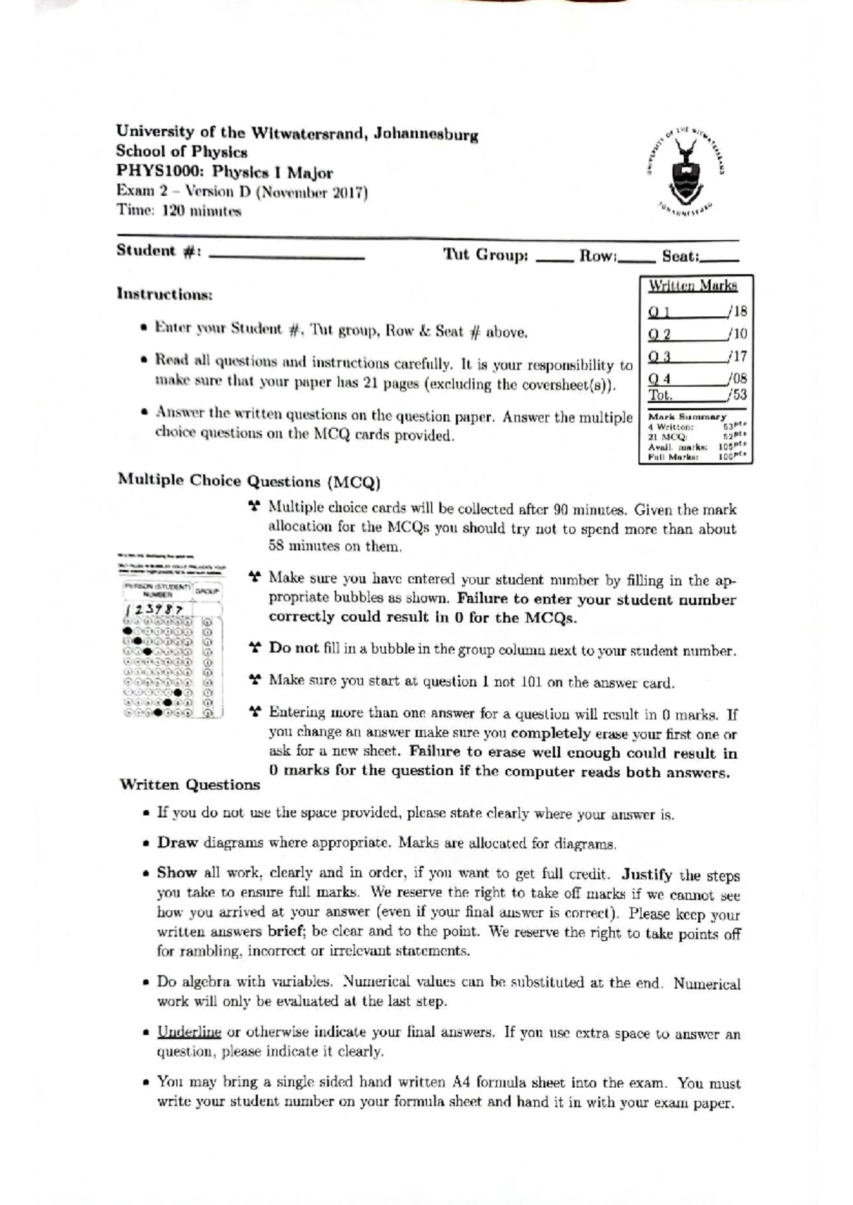 Mathematics Grade 12 Final Exam Guidelines 2021 - Studocu